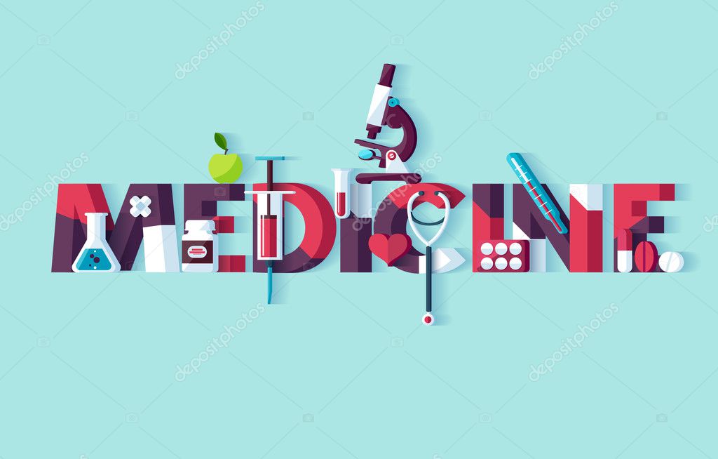 Medical concept.Typographic poster. Stock Vector by ©theromb 97126758