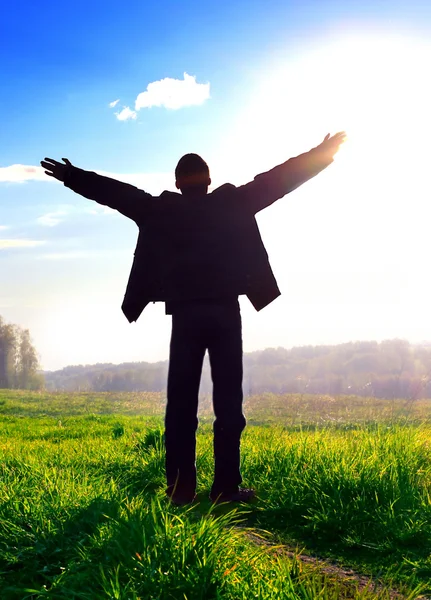 Happy man outdoor Stock Photo by ©sabphoto 10113890