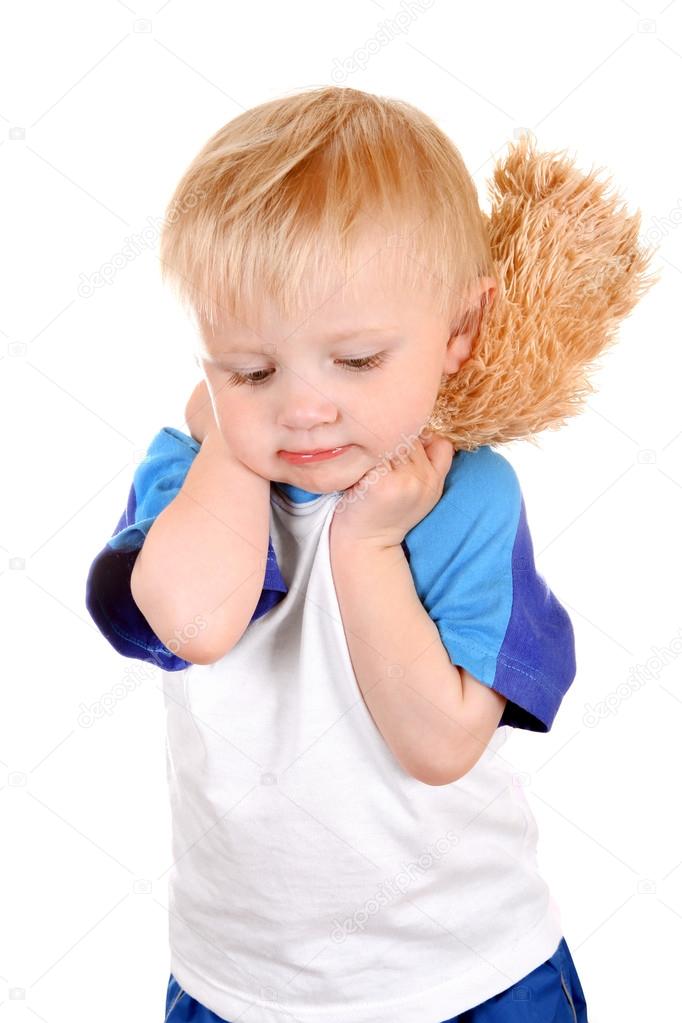 Sad Baby Boy Stock Photo by ©sabphoto 52468211
