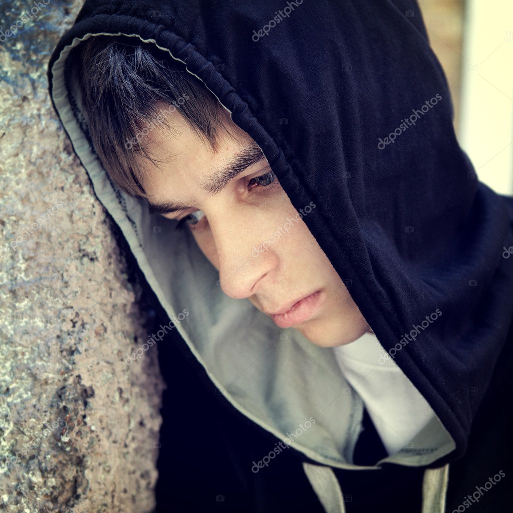 Sad Teenager — Stock Photo © sabphoto #70840713
