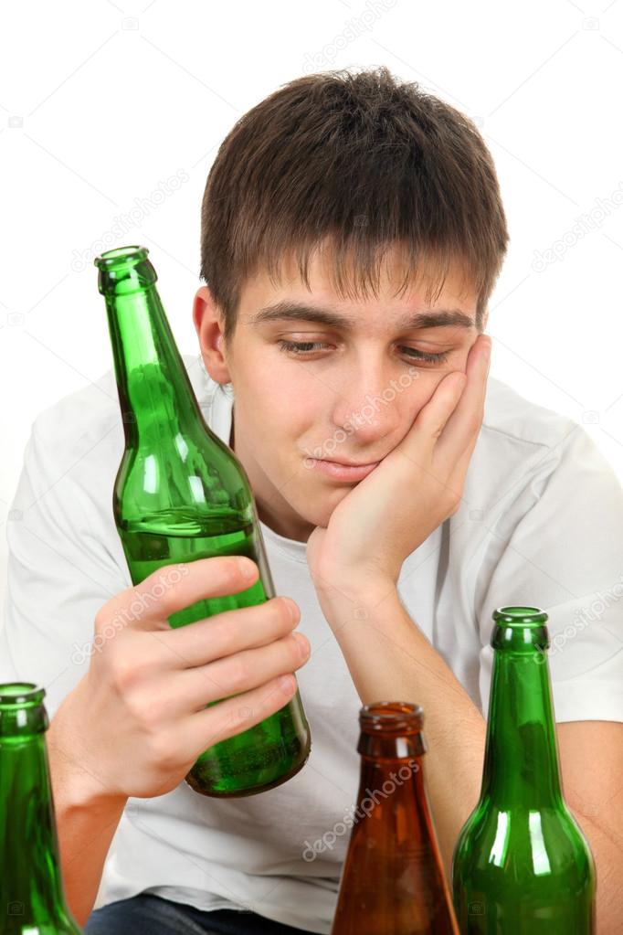 Teenager in Alcohol Addiction — Stock Photo © sabphoto #71881797 Teenager in Alcohol Addiction — Stock Photo © sabphoto #71881797