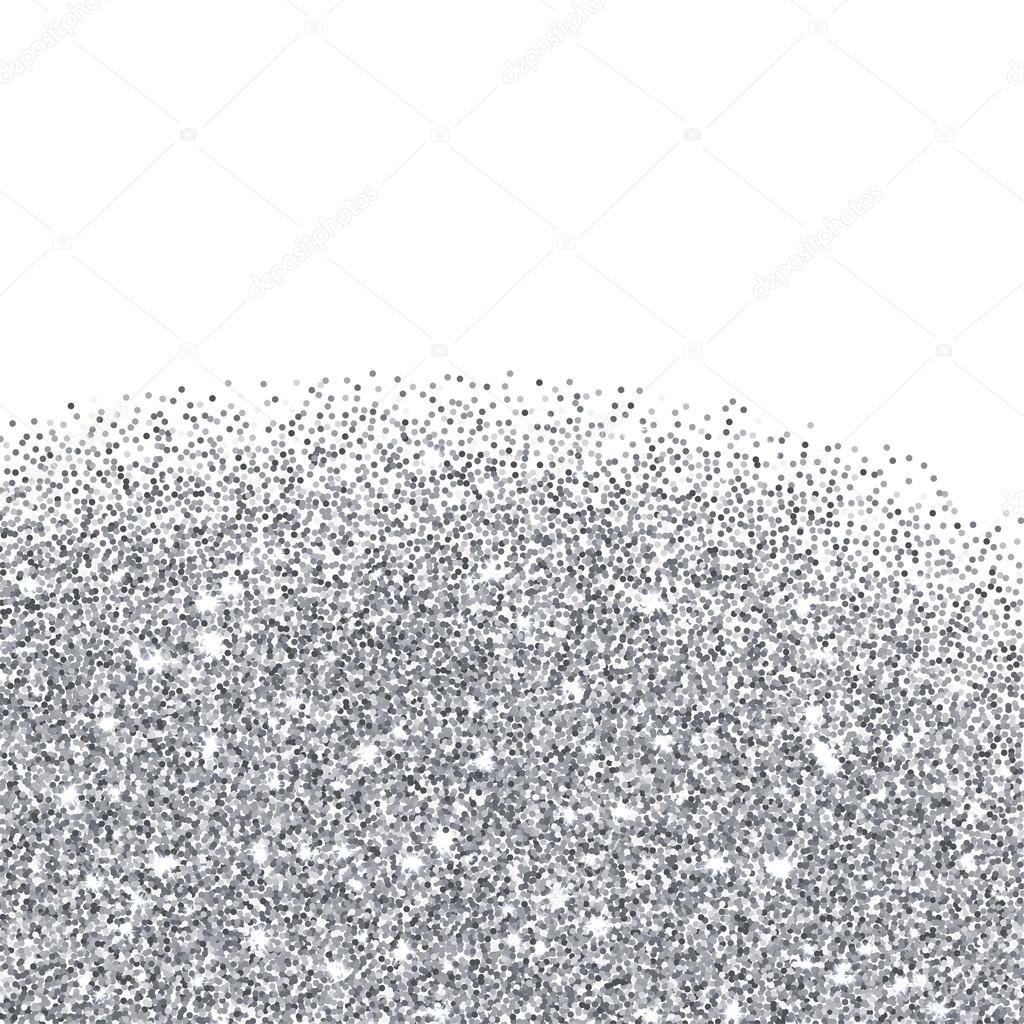 Silver Sparkle Border