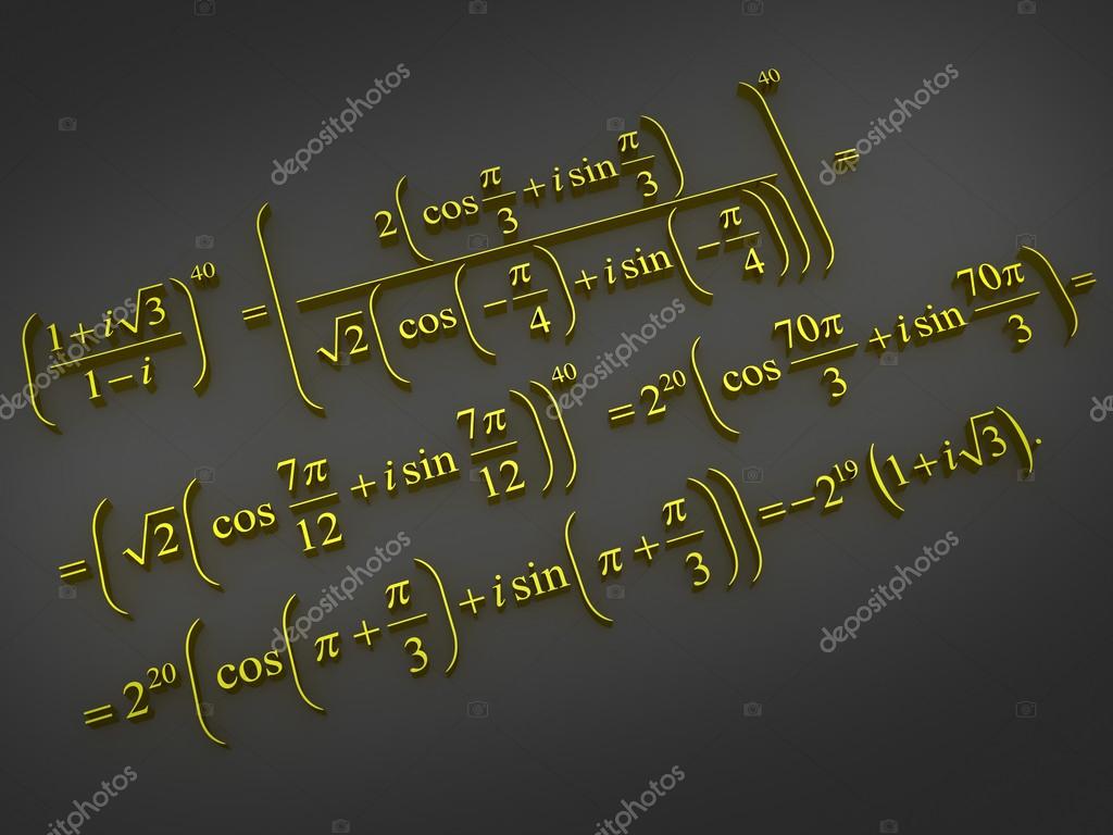 Mathematical formulas. — Stock Photo © Tatiana53 #54115535