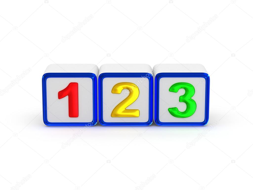 1 2 3 signs. Stock Photo by ©Tatiana53 54115719