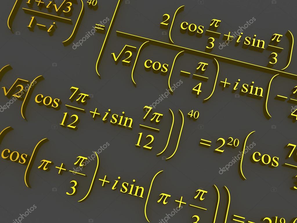 Fórmulas matemáticas . — Foto de stock #54115781 © Tatiana53