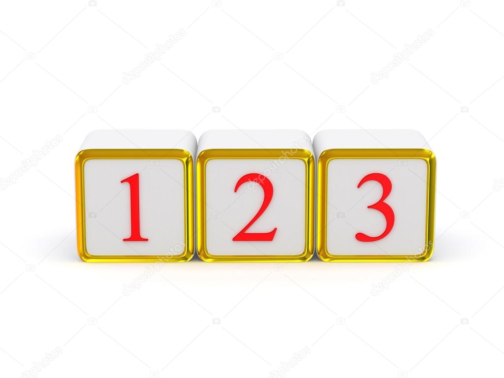 1 2 3 signs. Stock Photo by ©Tatiana53 54848441