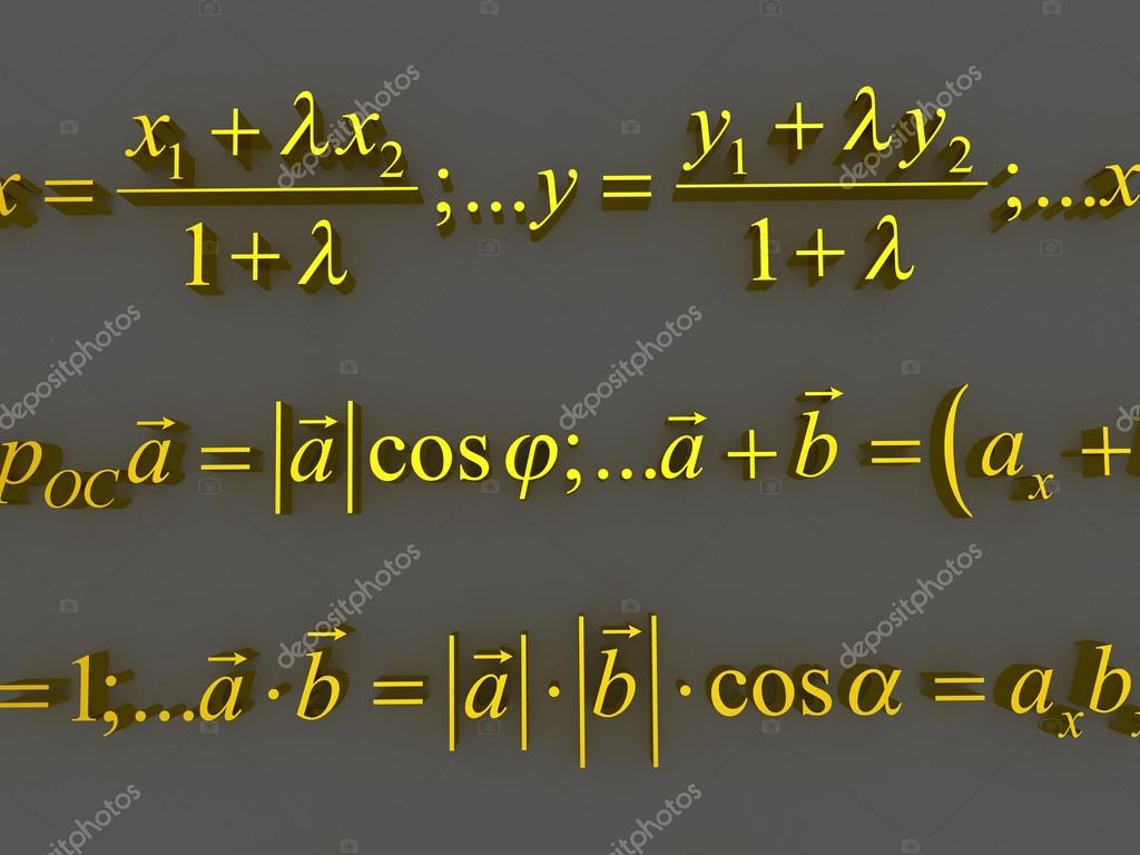 Fórmulas matemáticas . — Foto de stock © Tatiana53 #57639941