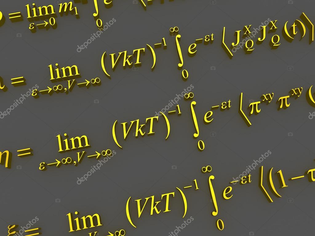 Mathematical formulas. — Stock Photo © Tatiana53 #57639951