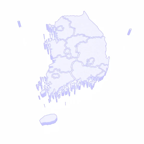 대한민국의 지도 — 스톡 사진 © Tatiana53 #42790985