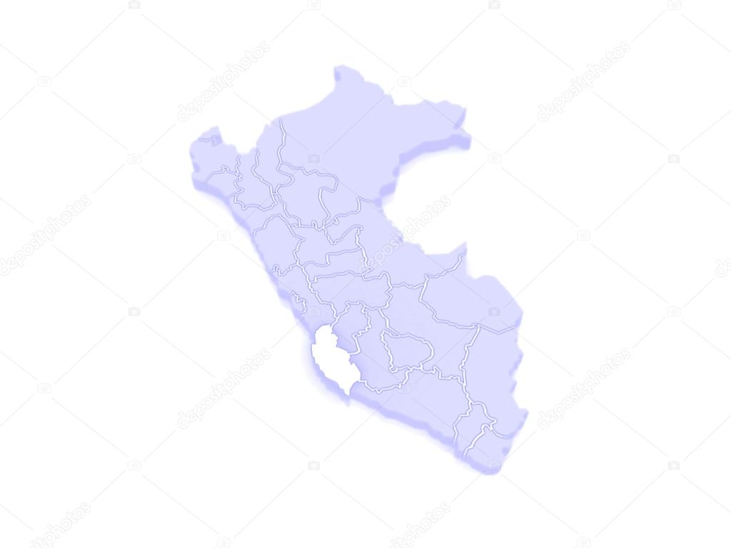 Mapa de Ica. Perú .: fotografía de stock © Tatiana53 #62398983 ...