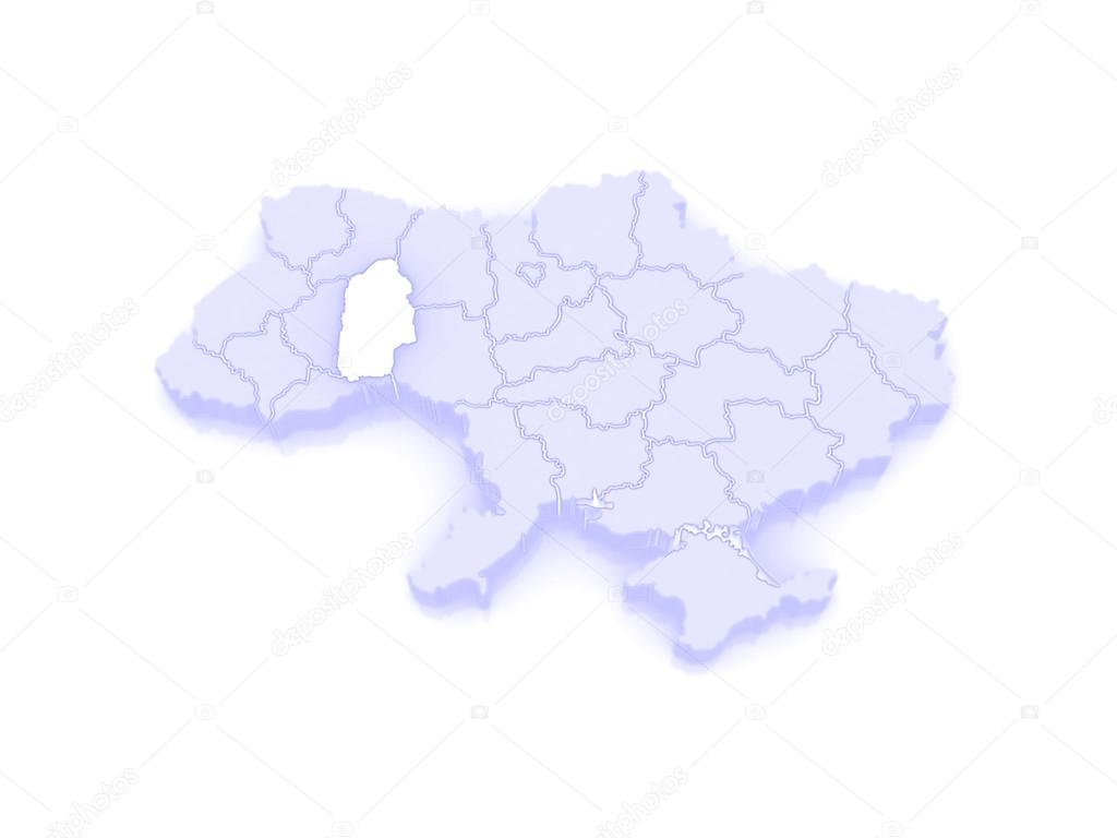 Map of Khmelnytsky region. Ukraine. — Stock Photo © Tatiana53 #62404125