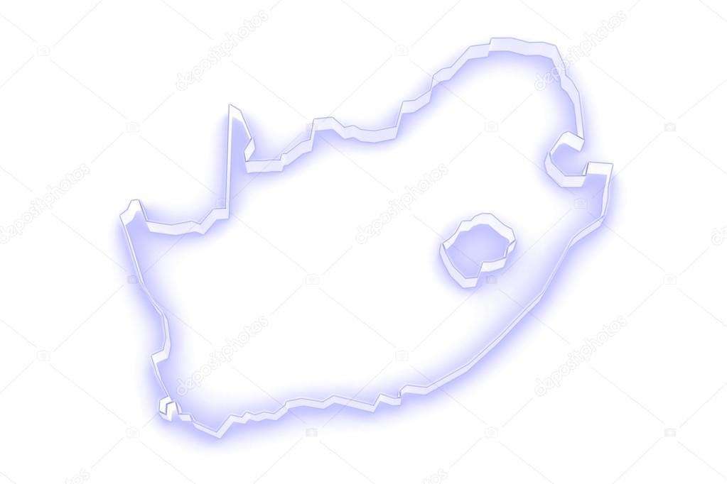 Map of Republic of South Africa (RSA). — Stock Photo © Tatiana53 #66014481