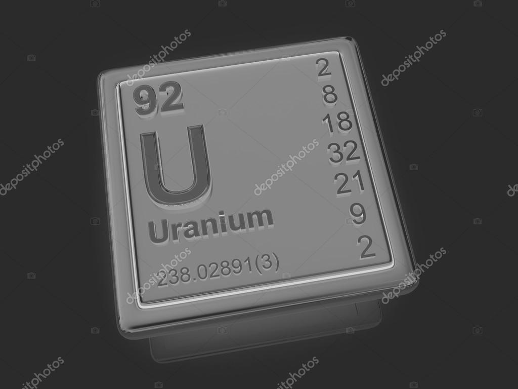 Uranium. Chemical element. — Stock Photo © Tatiana53 #66234497