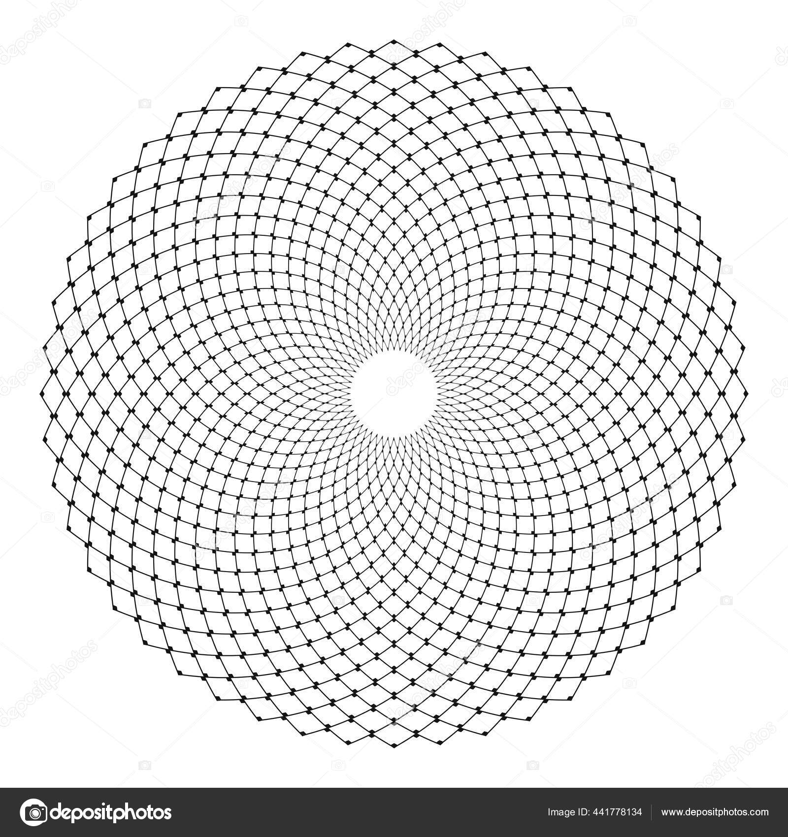 Abstract Circle Lacy Net Pattern Vector Art Stock Vector by ©troyka ...