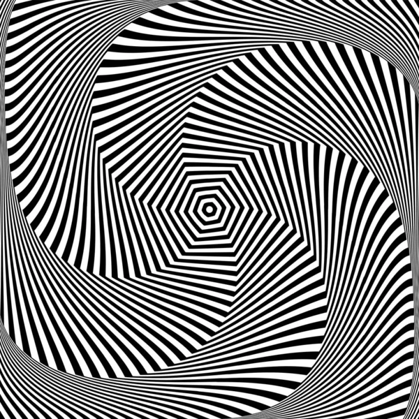 Illusion of rotation whirl movement. Lines texture. Stock Vector Image ...