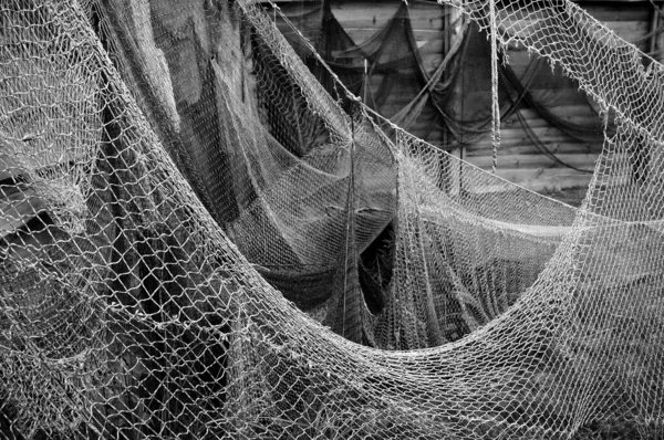 Old fishing nets. - Stock Image - Everypixel