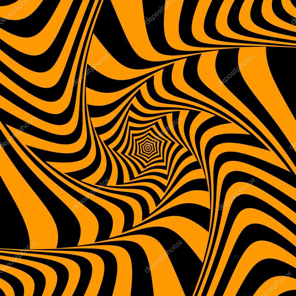 Illusion of torsion movement. Abstract design. Stock Vector Image by ...