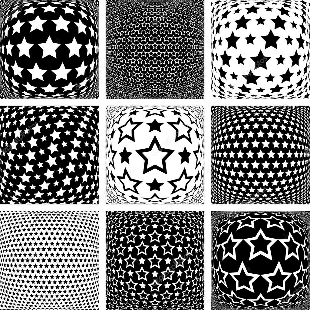 Stars patterns set. Stock Vector by ©troyka 86911060