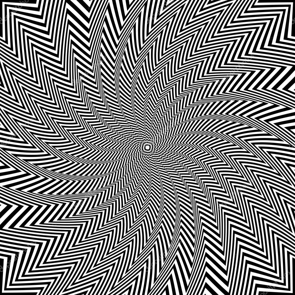 Illusion of rotation and torsion movement. Stock Vector Image by ...