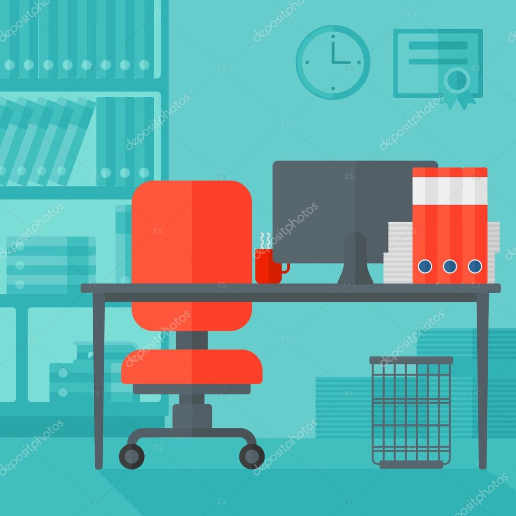 Background of business office. Stock Vector Image by ©VisualGeneration ...