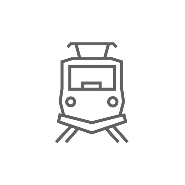 Back view of train line icon. Stock Vector Image by ©VisualGeneration ...