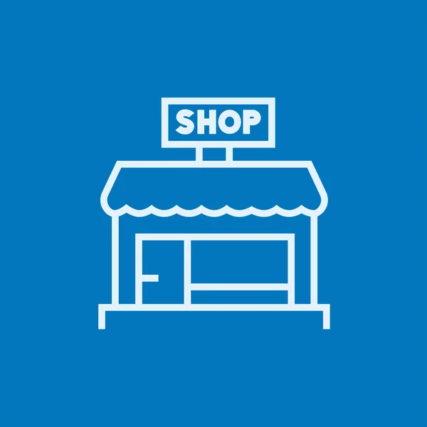 Shop line icon. Stock Vector Image by ©VisualGeneration #94179466