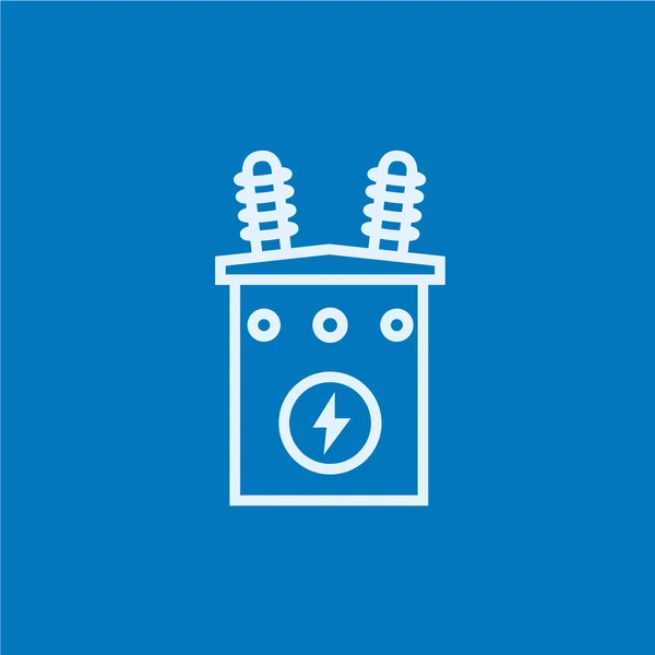 High voltage transformer line icon. — Stock Vector © VisualGeneration ...