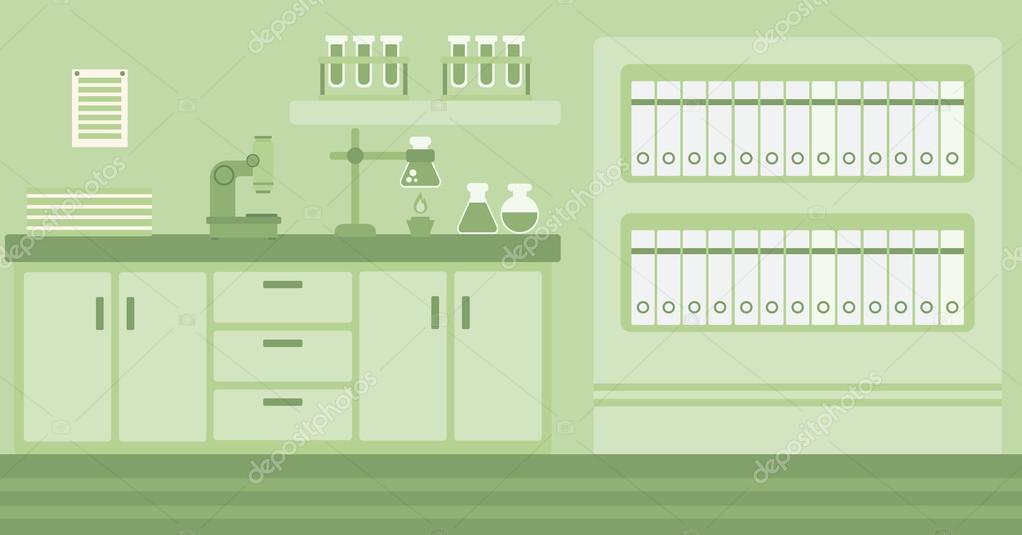 Animated Laboratory Background