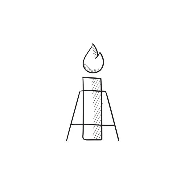 Gas flare line icon. Stock Vector Image by ©VisualGeneration #104483160