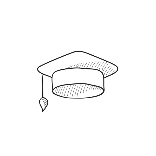 Graduation cap sketch Vector Art Stock Images | Depositphotos