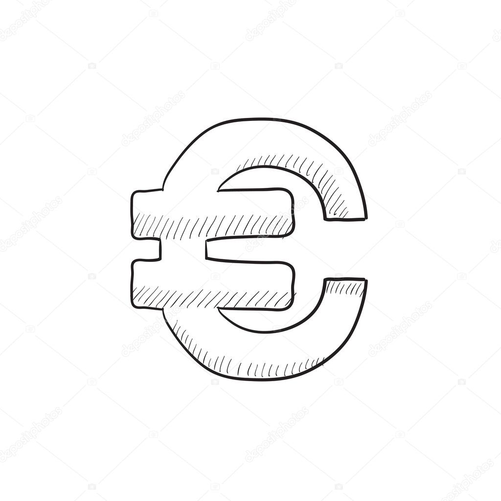 Euro symbol sketch icon. Stock Vector Image by ©VisualGeneration #112203336