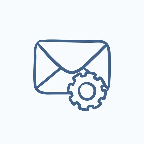 Sending email sketch icon. — Stock Vector © VisualGeneration #113187136