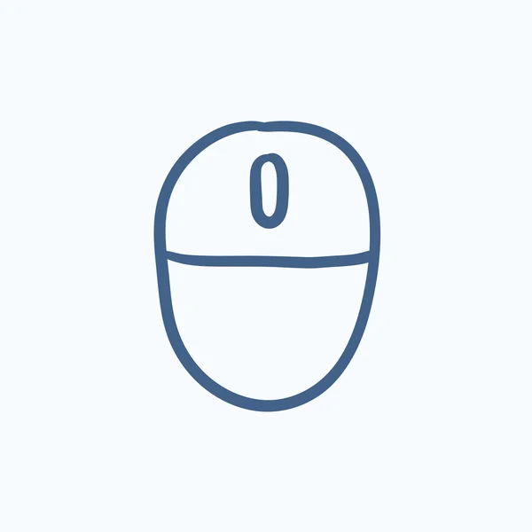 Computer mouse hand drawn outline doodle icon. Stock Vector by ...