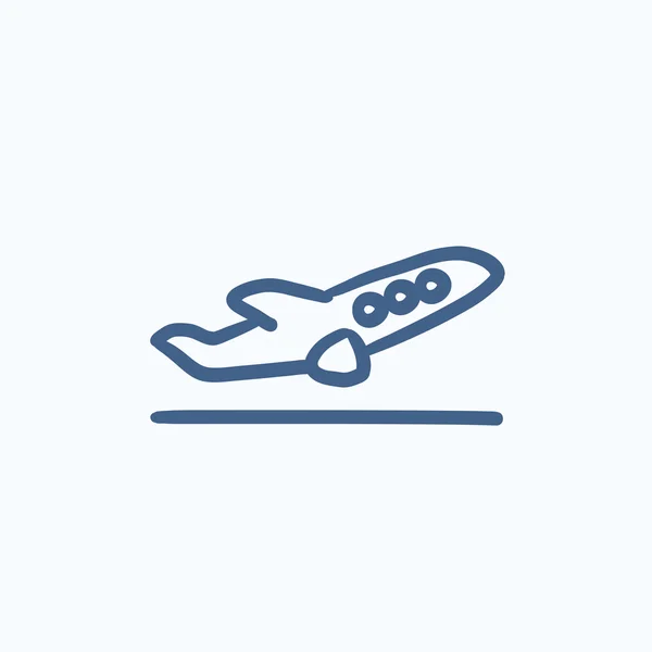 Plane taking off line icon. Stock Vector by ©VisualGeneration 94181328
