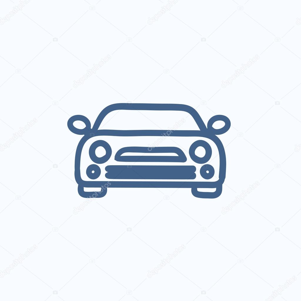 Car sketch icon. Stock Vector by ©VisualGeneration 113194846