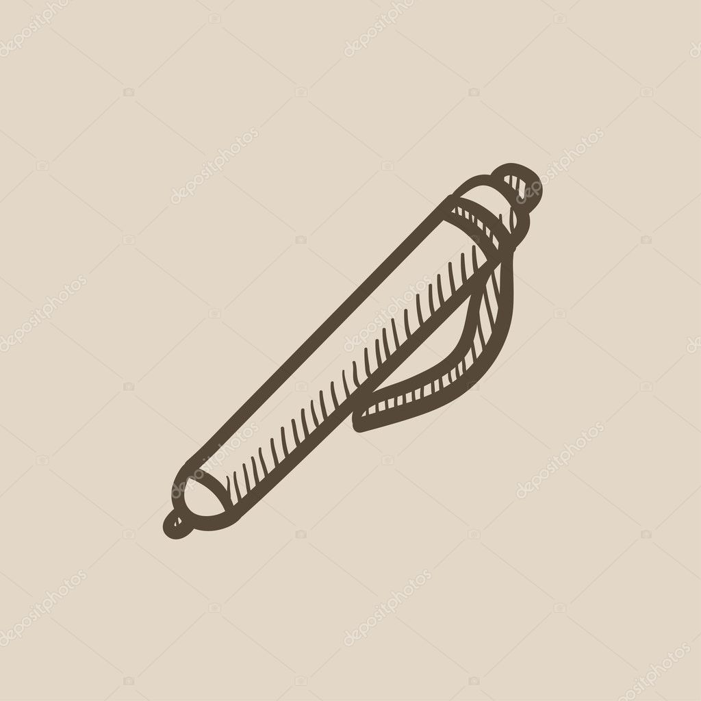 Pen sketch icon. Stock Vector by ©VisualGeneration 115243066 Pen sketch icon. Stock Vector by ©VisualGeneration 115243066