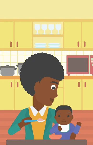 Baby eating Vector Art Stock Images | Depositphotos