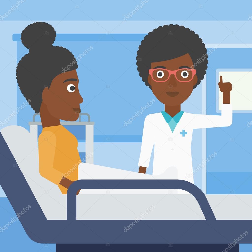 Doctor visiting patient. Stock Vector by ©VisualGeneration 116750948