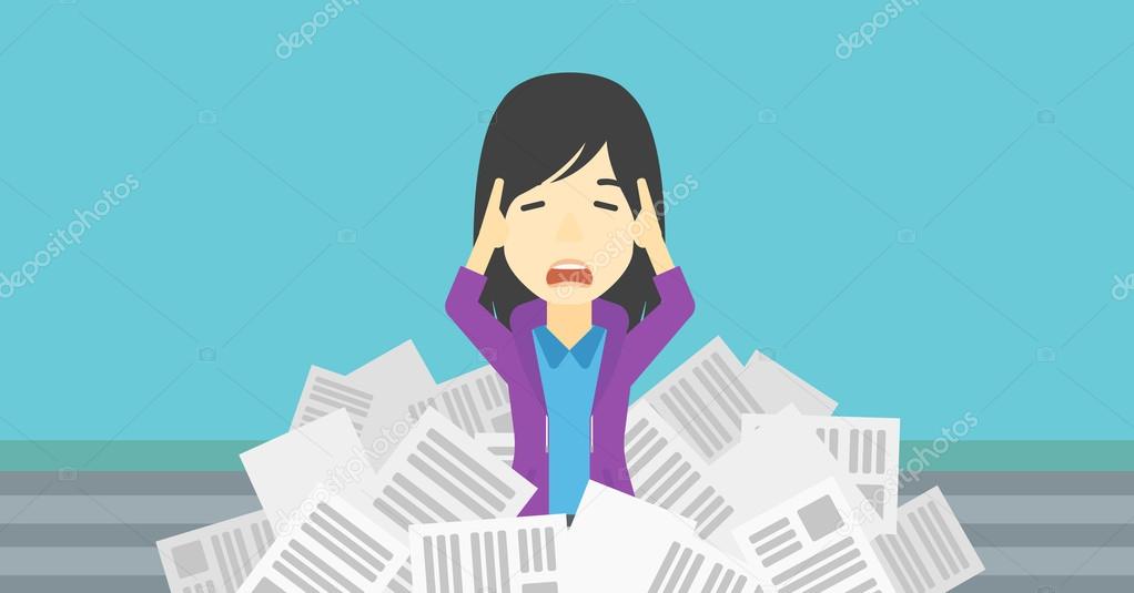 Overwhelmed Person Clipart Images