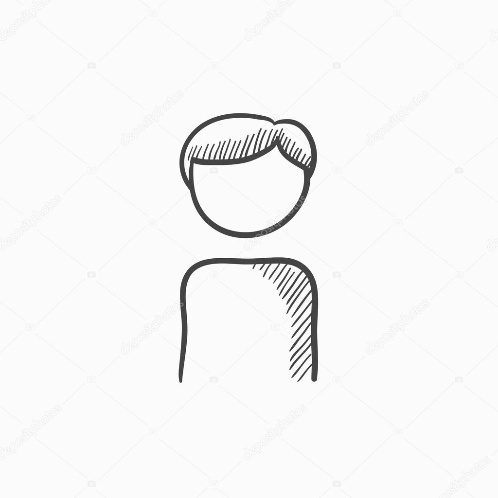 Businessman sketch icon. Stock Vector by ©VisualGeneration 118935802