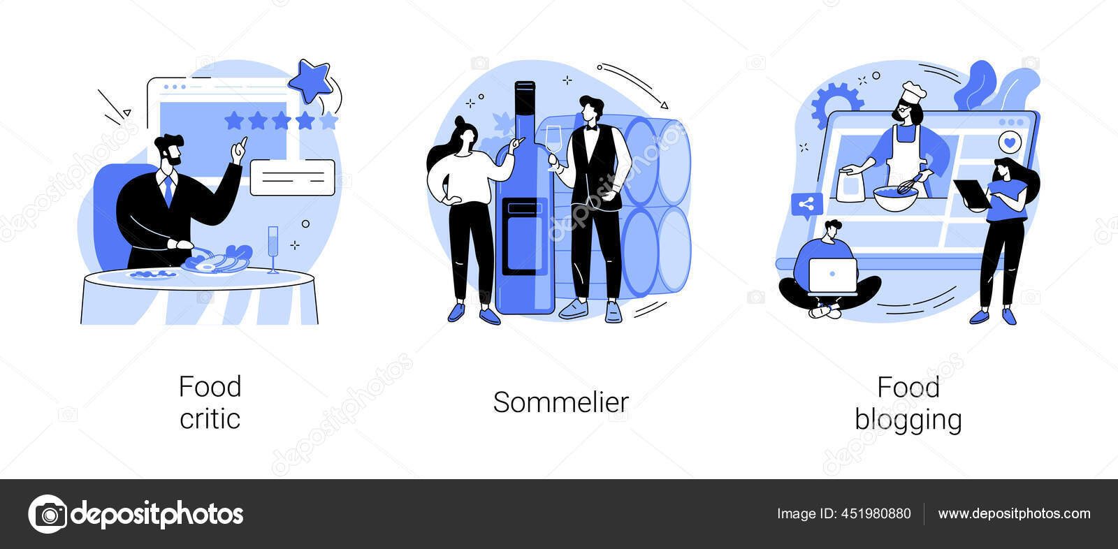 Foodie abstract concept vector illustrations. Stock Vector by ...