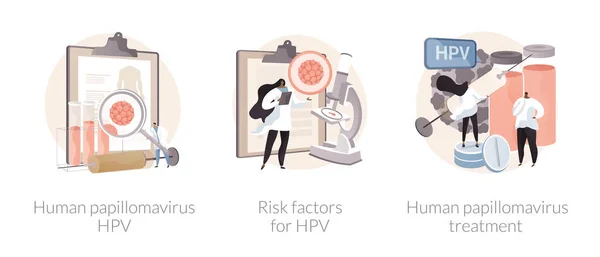 infecci n por VPH abstracto concepto vector ilustraciones. 2024