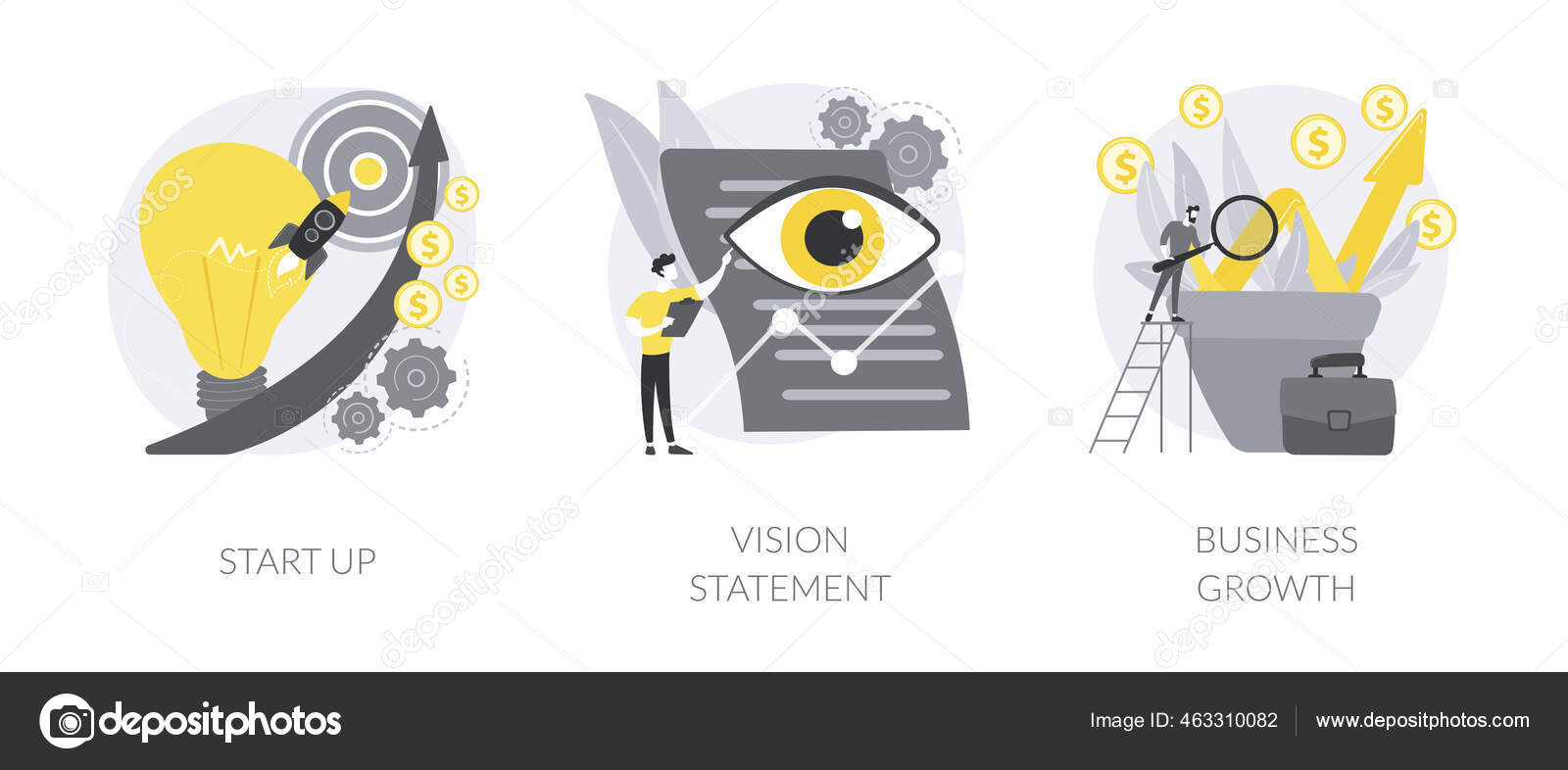 Business idea abstract concept vector illustrations. Stock Vector Image ...