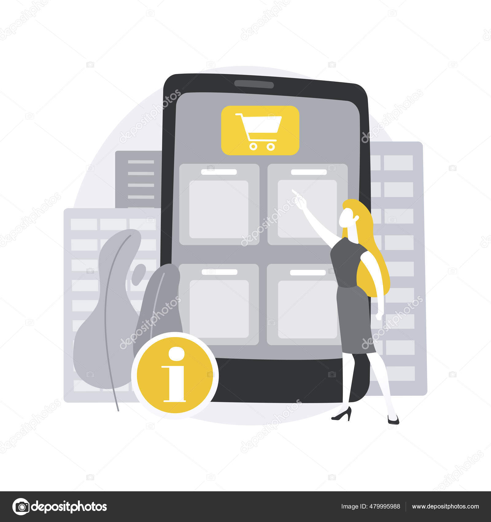 Digital guide abstract concept vector illustration. Stock Vector by ...