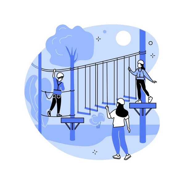 Ropes course icon Vector Art Stock Images | Depositphotos