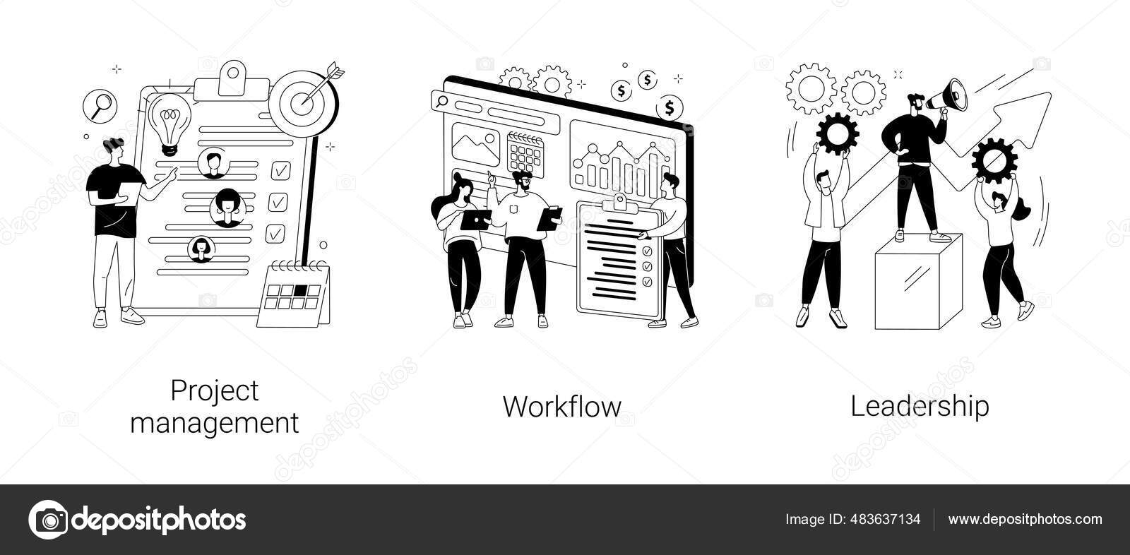 Business management abstract concept vector illustrations. Stock Vector ...