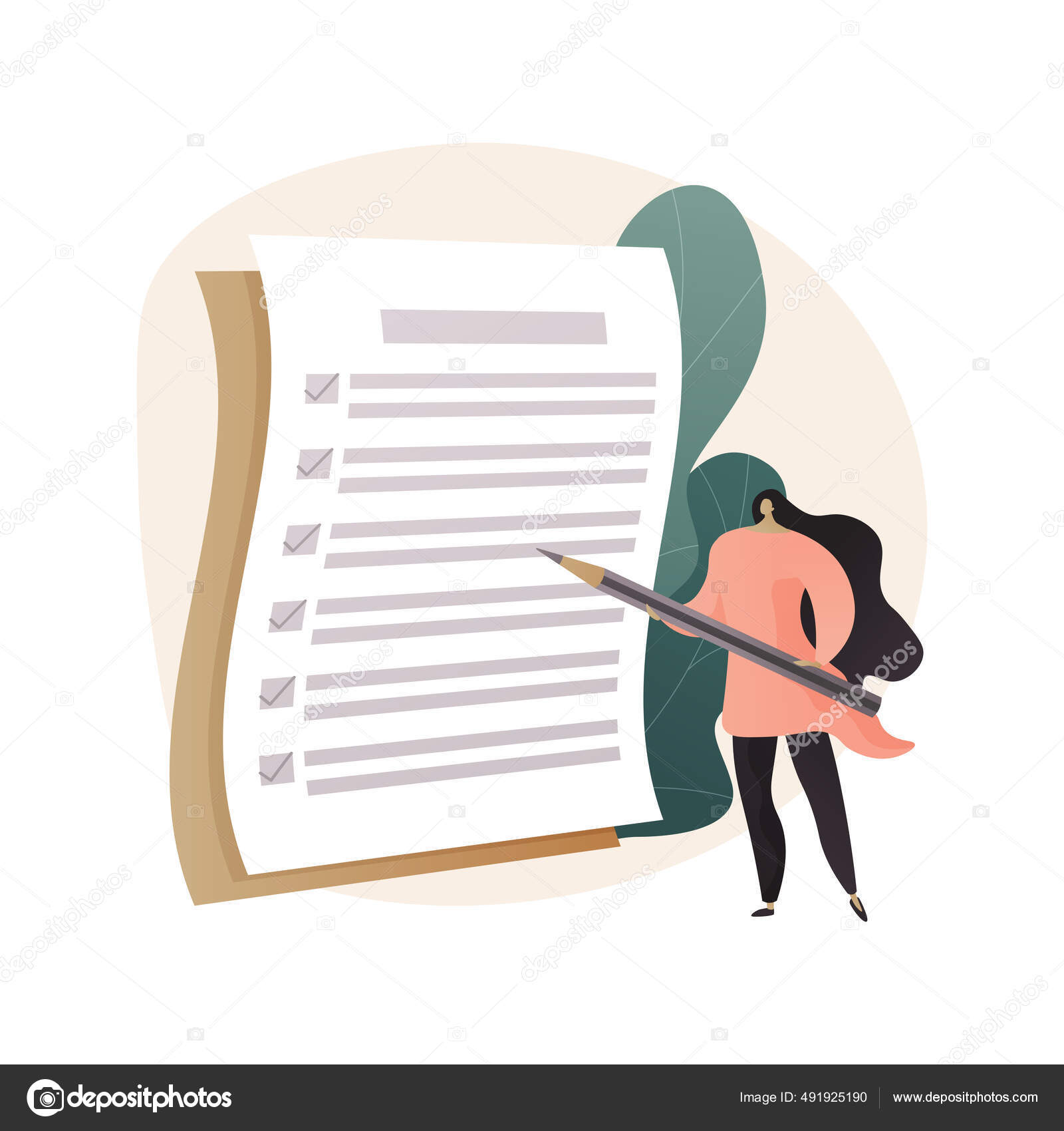 Exams and tests abstract concept vector illustration. Stock Vector by ... Exams and tests abstract concept vector illustration. Stock Vector by ...
