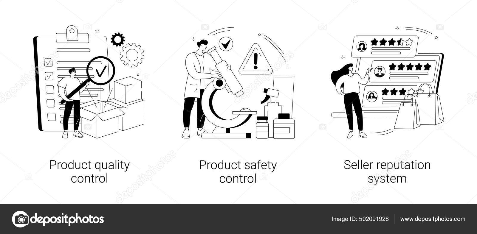 Customer satisfaction abstract concept vector illustrations. Stock ...