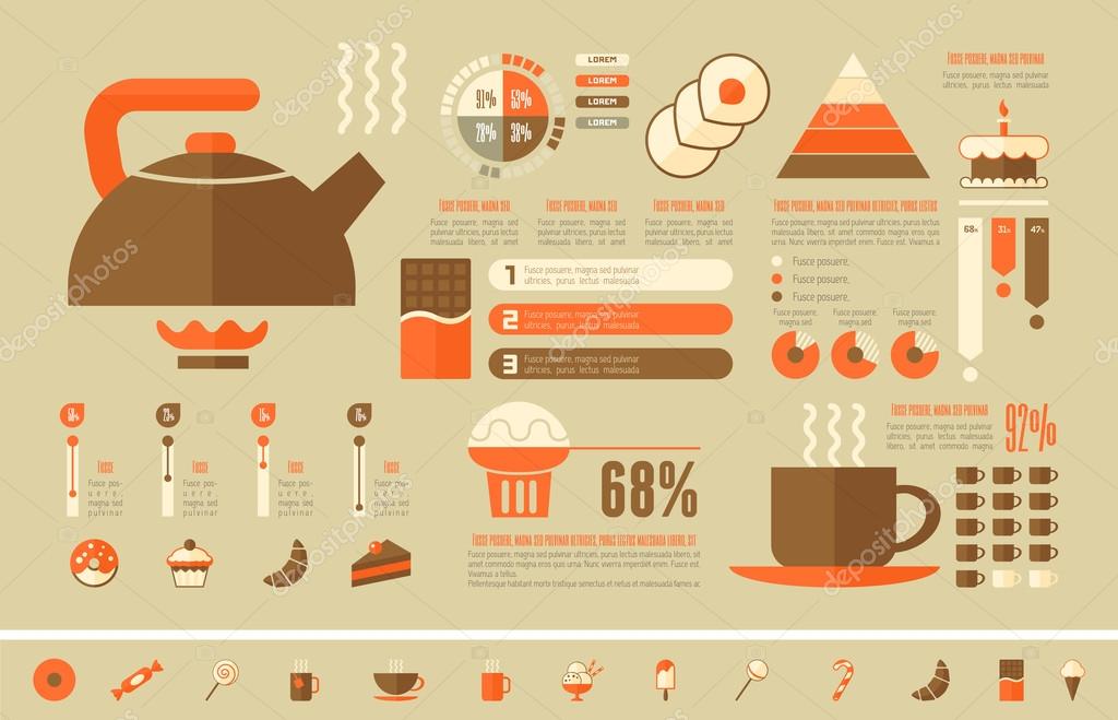 Food Infographic Template. Stock Vector Image by ©VisualGeneration ...
