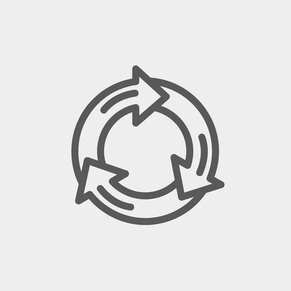 Life Cycle Icon Black